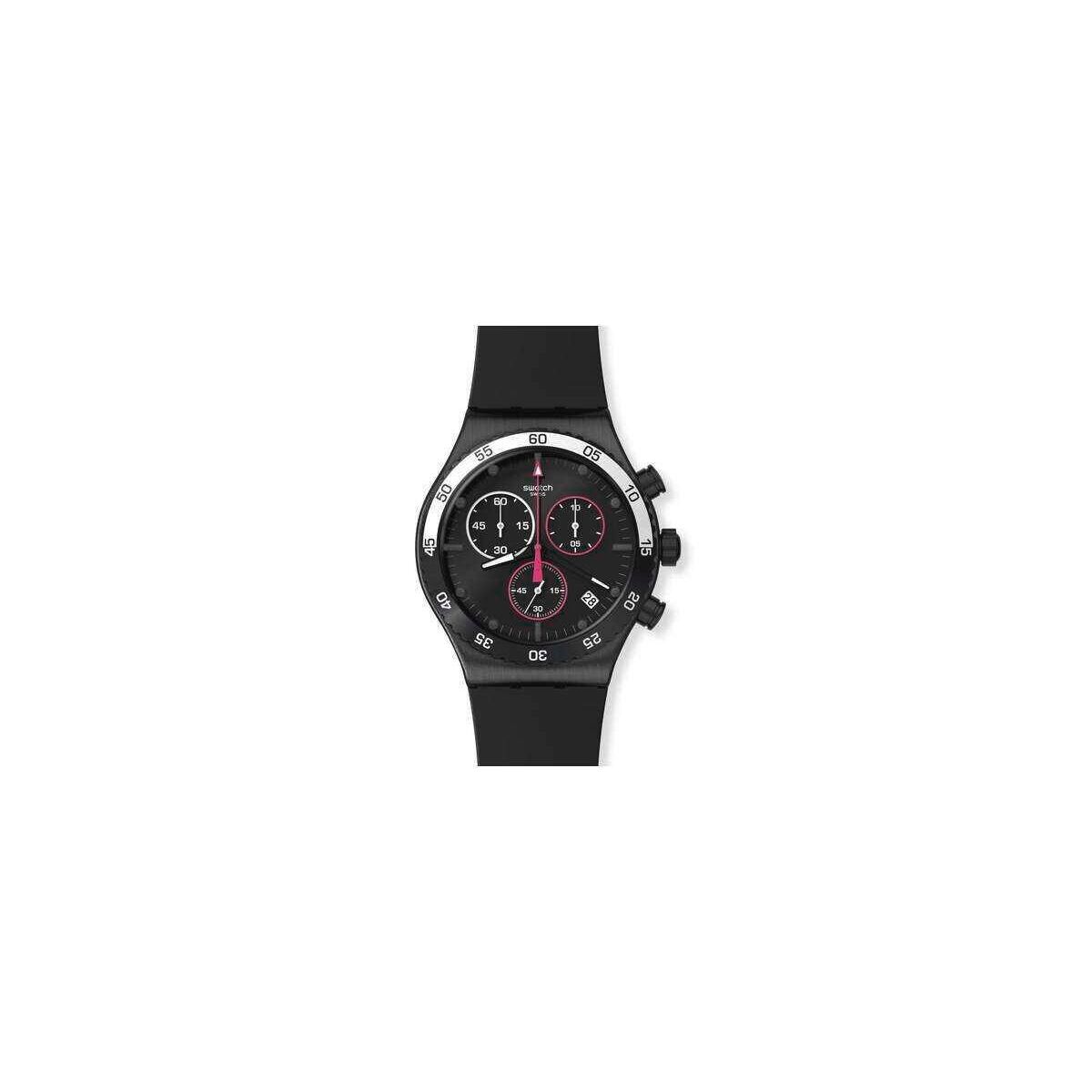 Swatch / Irony Chrono / Magenta At Night / orologio unisex / quadrante ...