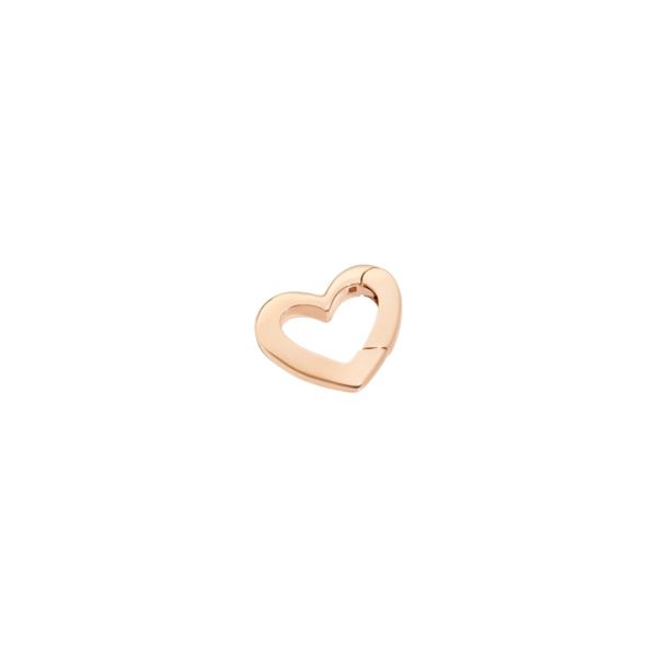 DoDo / Cuore / ciondolo moschettone piccolo / oro rosa 9 kt