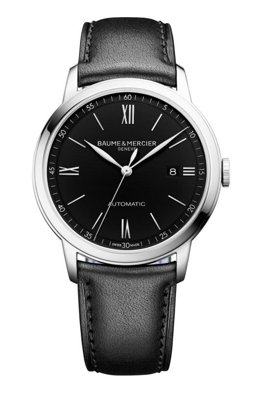 Baume & Mercier Classima / orologio uomo / quadrante nero / cassa ...
