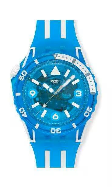 Swatch / Scubaqua / Blue Fire / orologio unisex / quadrante blu / cassa ...