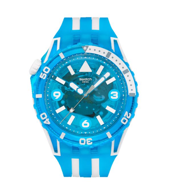 Swatch / Scubaqua / Blue Fire / orologio unisex / quadrante blu / cassa ...