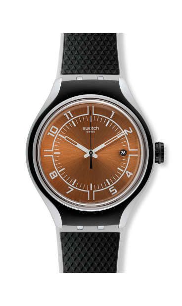 Swatch / Irony X-Lite / Go Jog / orologio unisex / quadrante arancione ...